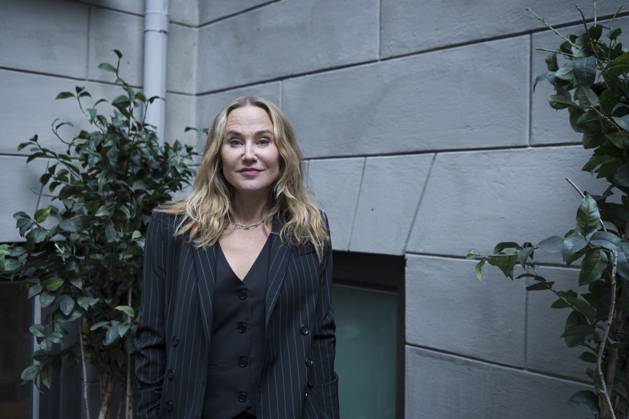 STOCKHOLM 20231009 Anja Lundqvist at the press day for the movie ...