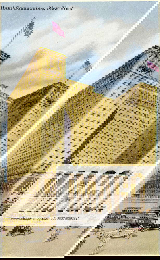 Hotel Commodore, New York Hotel Commodore on Lexington Avenue and 42nd ...