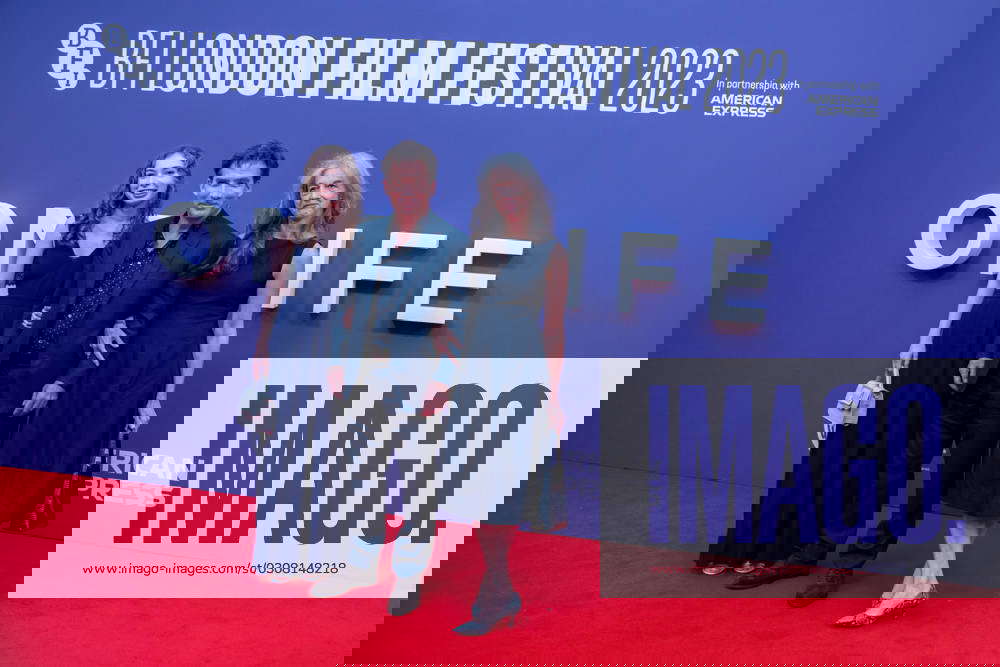 October 12, 2023, London, United Kingdom: James Hawes (C) with daughter ...