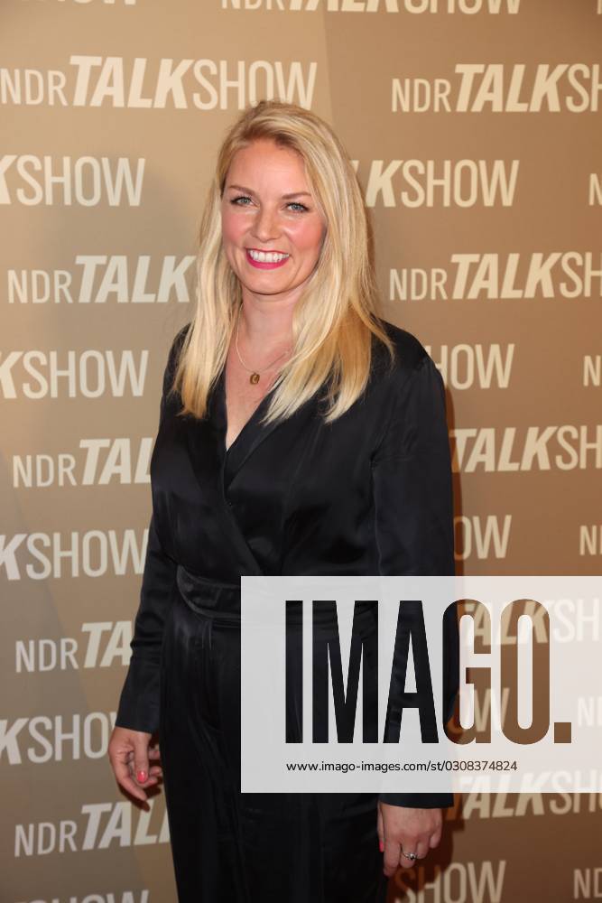 Dina Hille as a guest at the 1000 broadcast of the NDR Talk Show on 13 ...