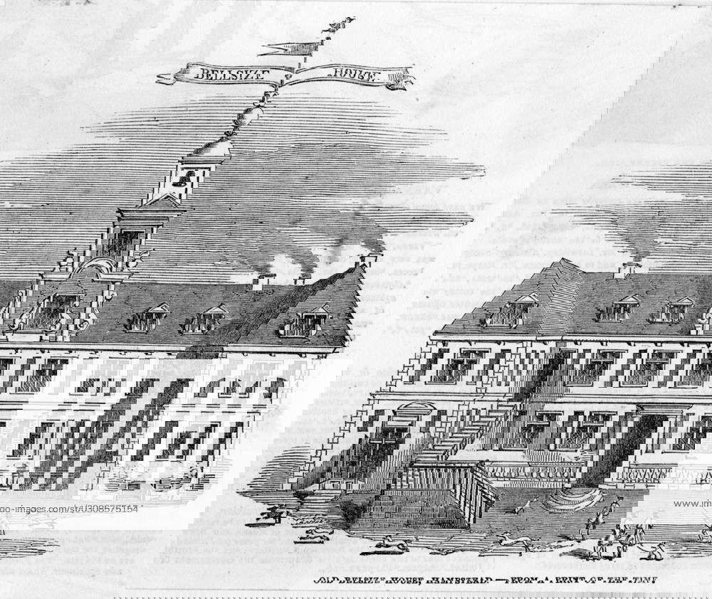 OLD BELSIZE HOUSE Old Belsize House, Hampstead. Date: circa