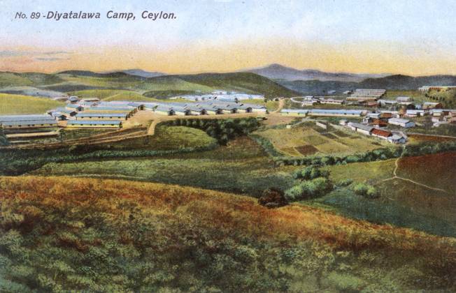 General view, Diyatalawa Camp, Ceylon General view, Diyatalawa Camp, in ...