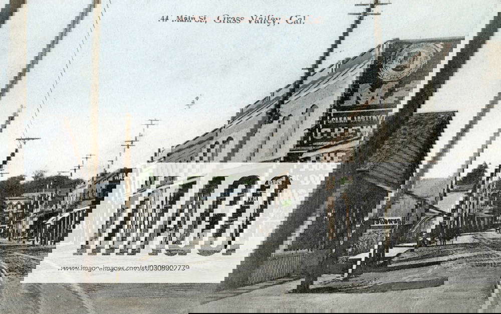 Main Street, Grass Valley, Nevada County, California, USA Main Street ...