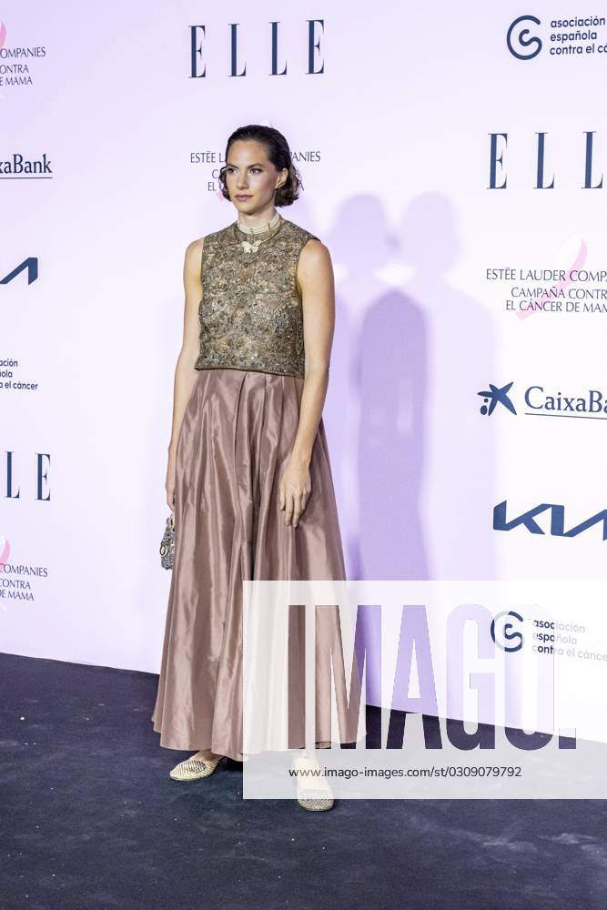 Emma Ferrer at photocall for Elle Cancer Ball Gala in Madrid on Tuesday ...