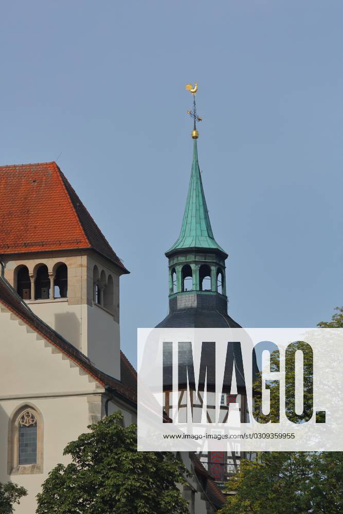 Historical City tower and Landmark, Backnang, Bathing Württemberg, Germany