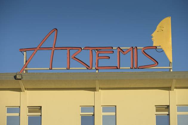 Logo Artemis, brothel, Halenseestraße, Charlottenburg, Berlin