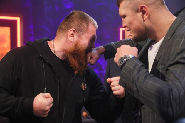 Russia. Moscow. Vyacheslav Datsik, Russian boxer, mixed martial artist ...