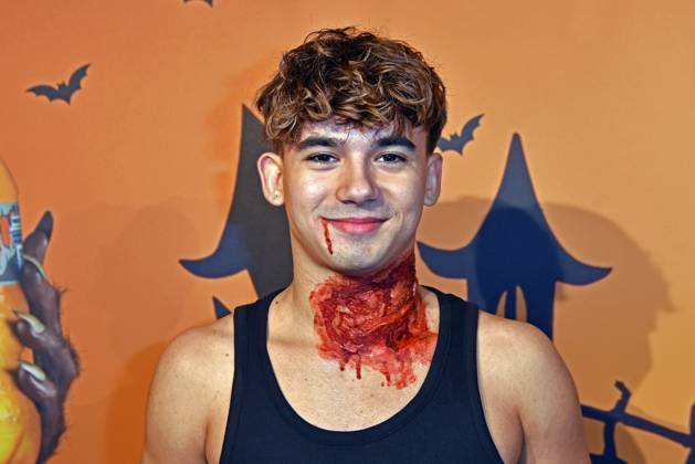 Sinan Movez at the opening of the Fanta Haunted Mansion in the Arena ...