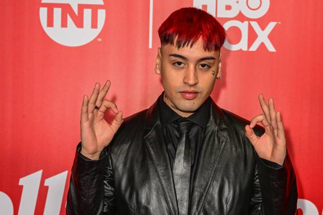 Argentine rapper Tiago PZK poses on the red carpet at the first edition ...
