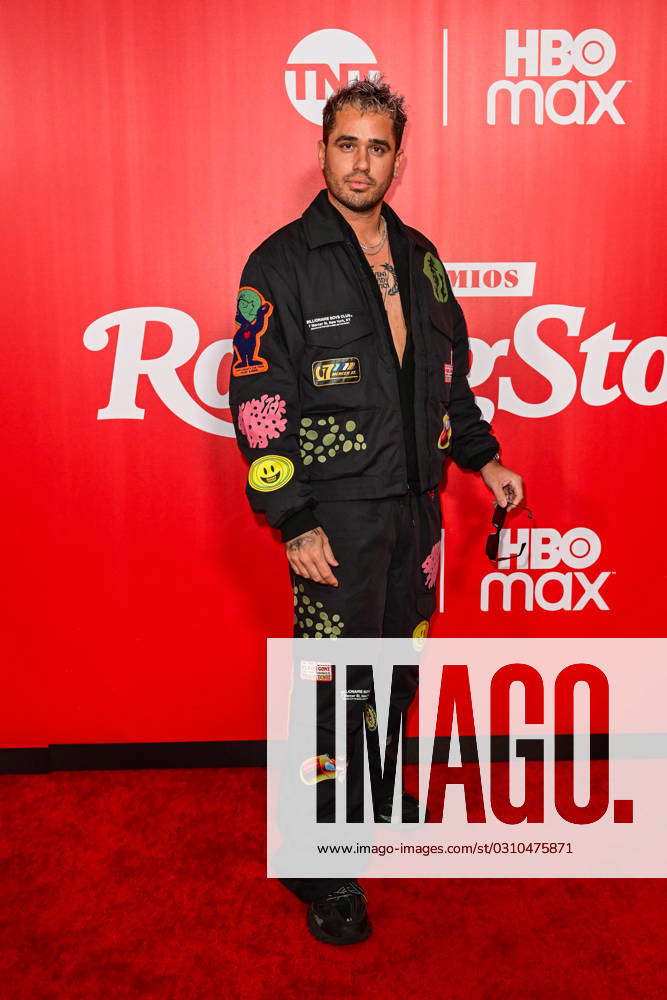 The Spanish designer and dressmaker Mr. Dripping poses on the red ...