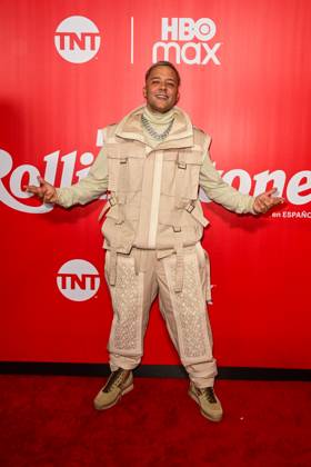 Puerto Rican singer Nio García poses on the red carpet of the first ...