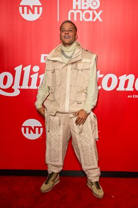 Puerto Rican singer Nio García poses on the red carpet of the first ...