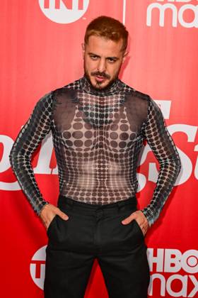 Colombian singer Llane poses on the red carpet of the first edition of ...