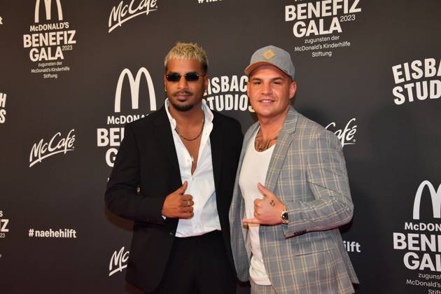 Orry Jackson and Pietro Lombardi MC DonaldÂ s Benefit Gala 2023 in ...