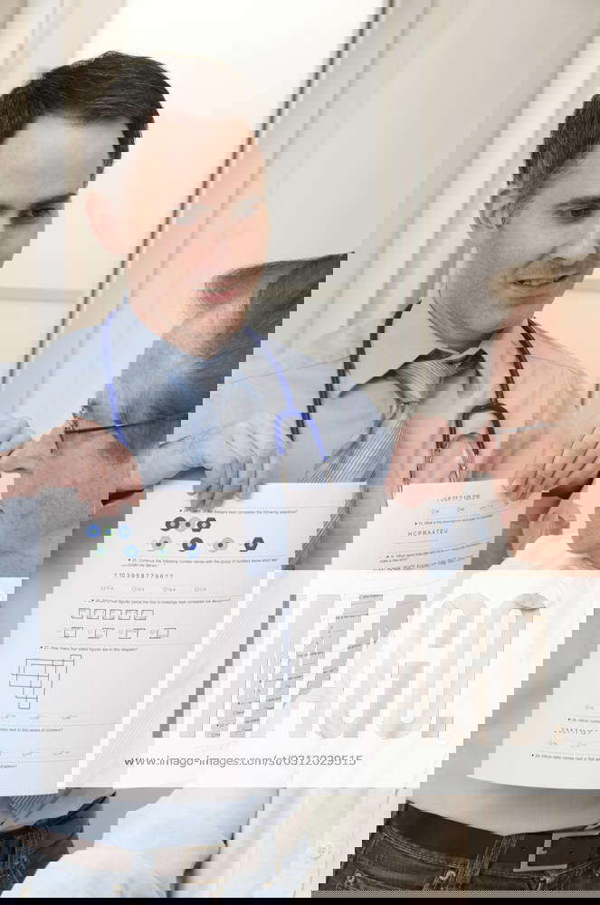 Intelligence test Test of IQ measurement and intelectual comprehension ...