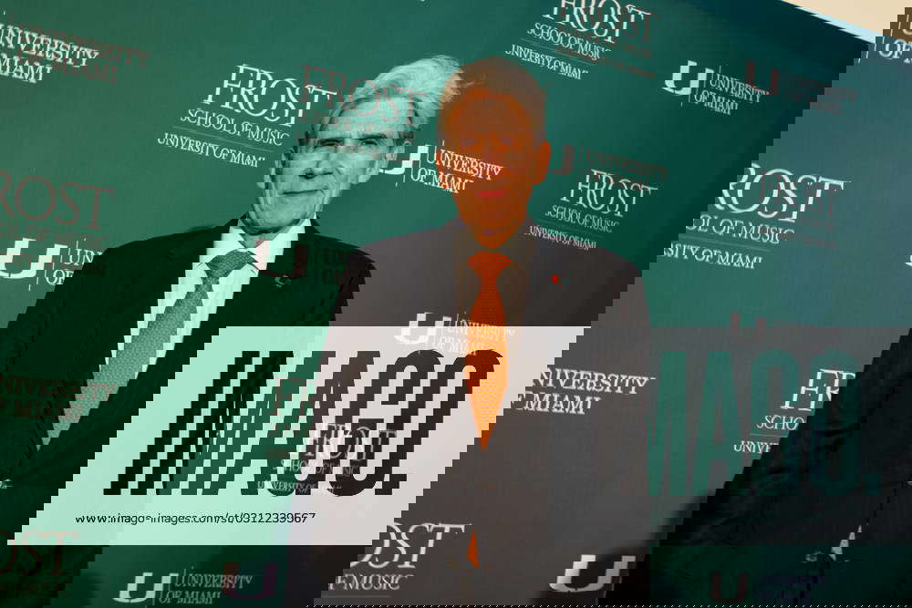 University of Miami s President, Julio Frenk, poses for photographers ...