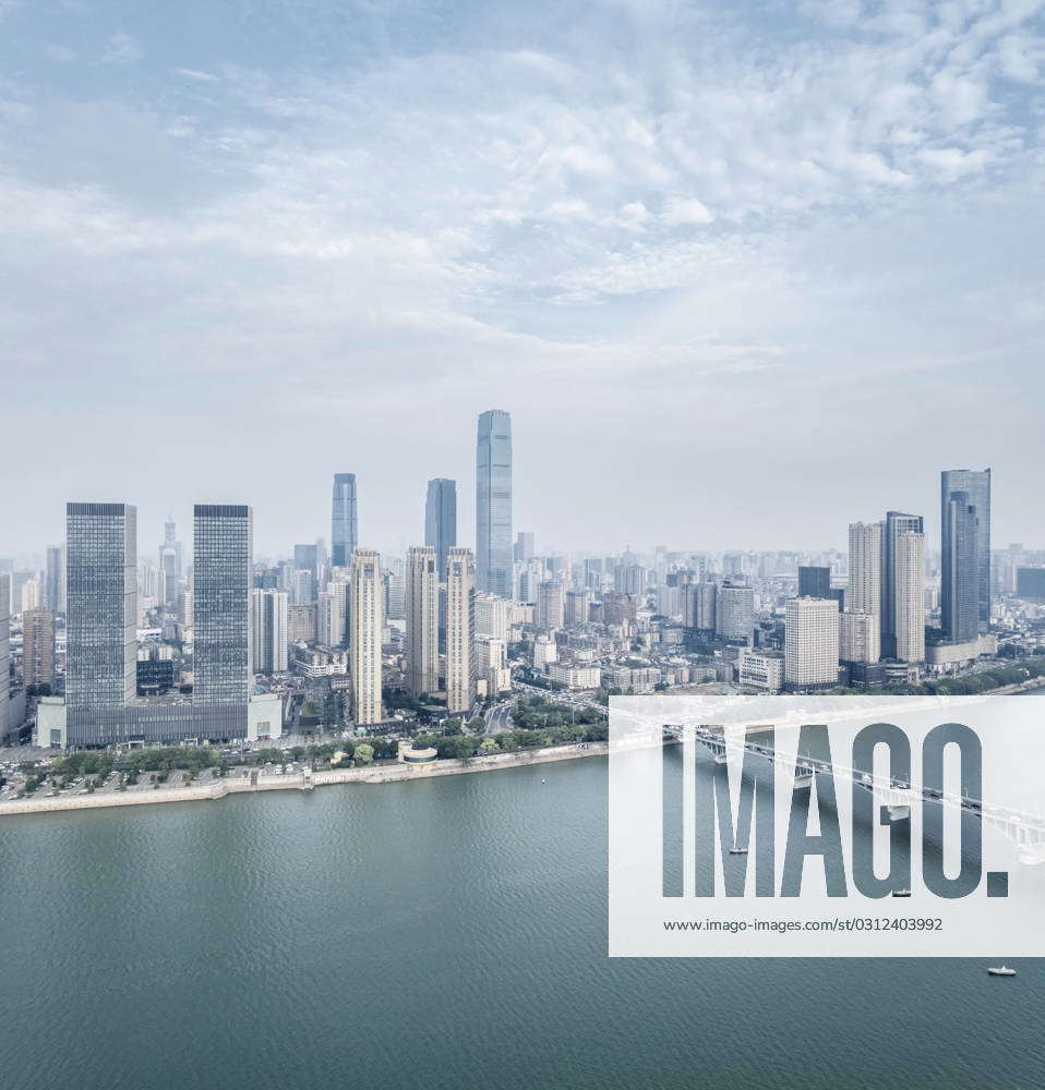 Aerial view of changsha cityscape aerial view of modern Changsha ...