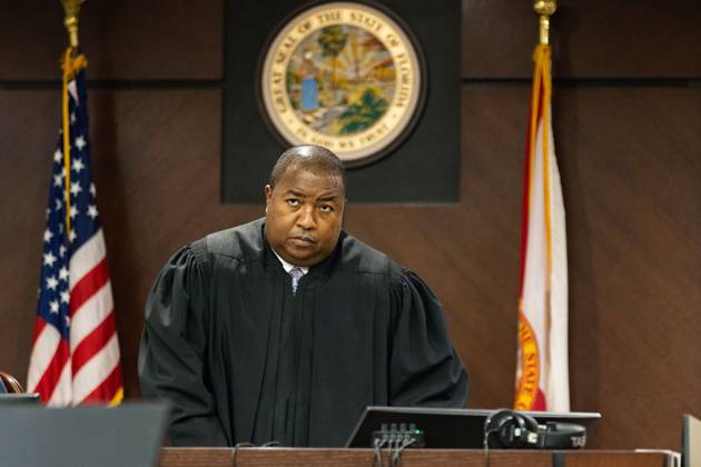 Syndication: Tallahassee Democrat Circuit Judge Stephen Everett edits the jury instructions before