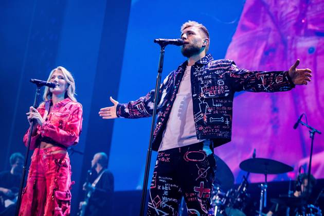 AMSTERDAM - The Dutch singing duo Suzan and Freek during their concert ...