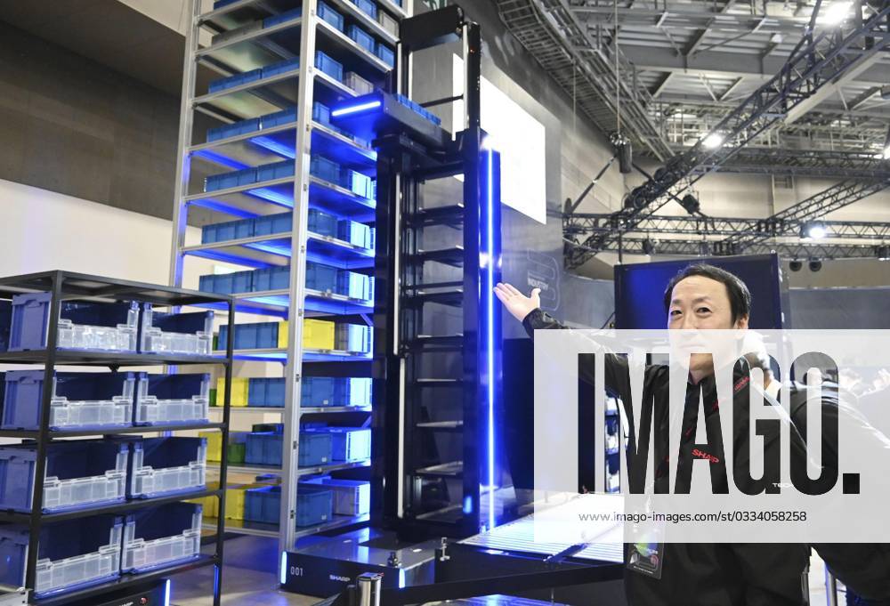 Sharp s automated storage system Photo shows Sharp Corp. s automated ...