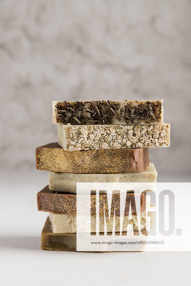 Front view Natural soap Concept