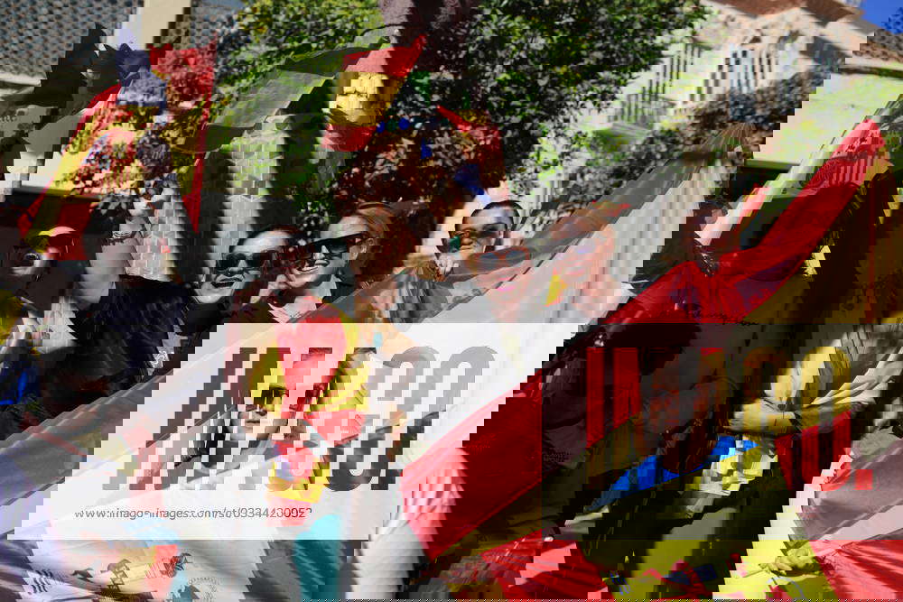 Anti-Amnesty Protest Across Spain Demonstrators during a rally against ...