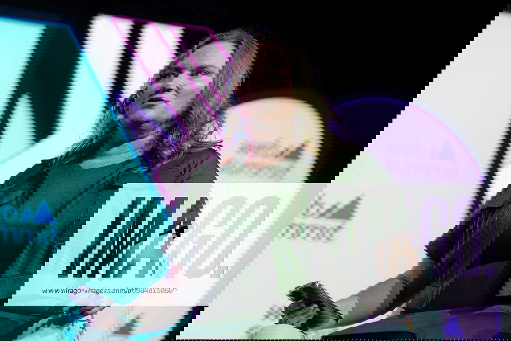 November 14, 2023, Lisbon, Portugal: Jennifer Strong, Host and Creator ...