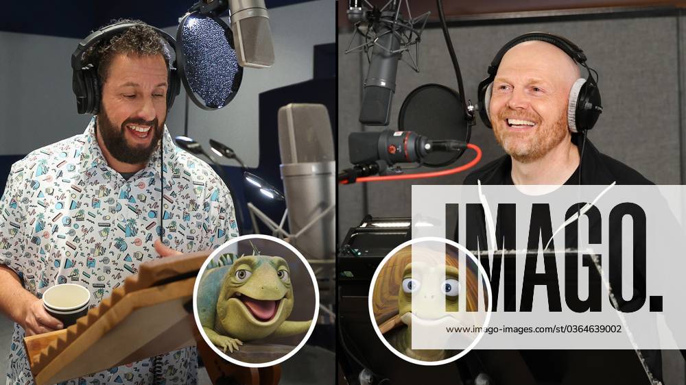 LEO, from left: Adam Sandler voice of Leo, Bill Burr, voice of Squirtle ...