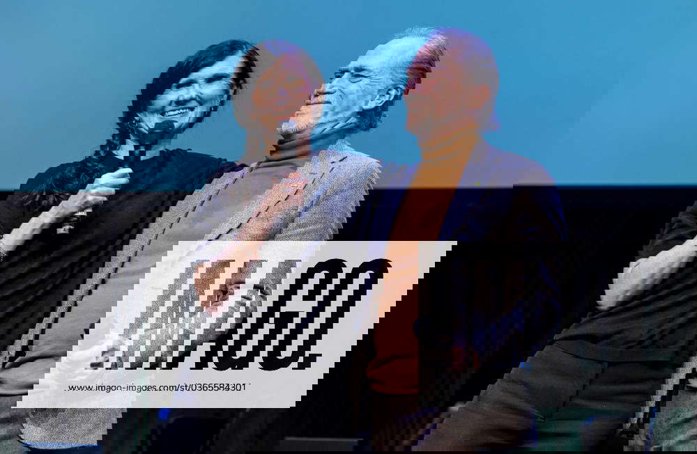 Newly-elected speaker Märta Stenevi and newly-elected speaker Daniel ...