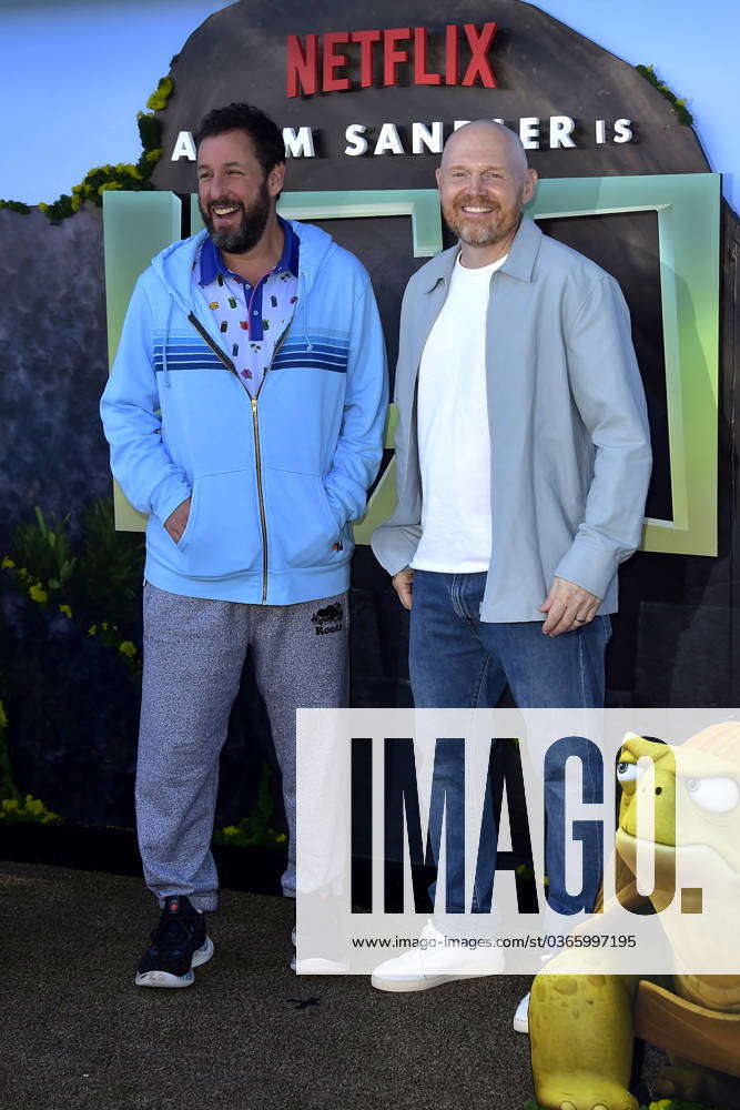 Adam Sandler and Bill Burr at the premiere of the Netflix animated film ...