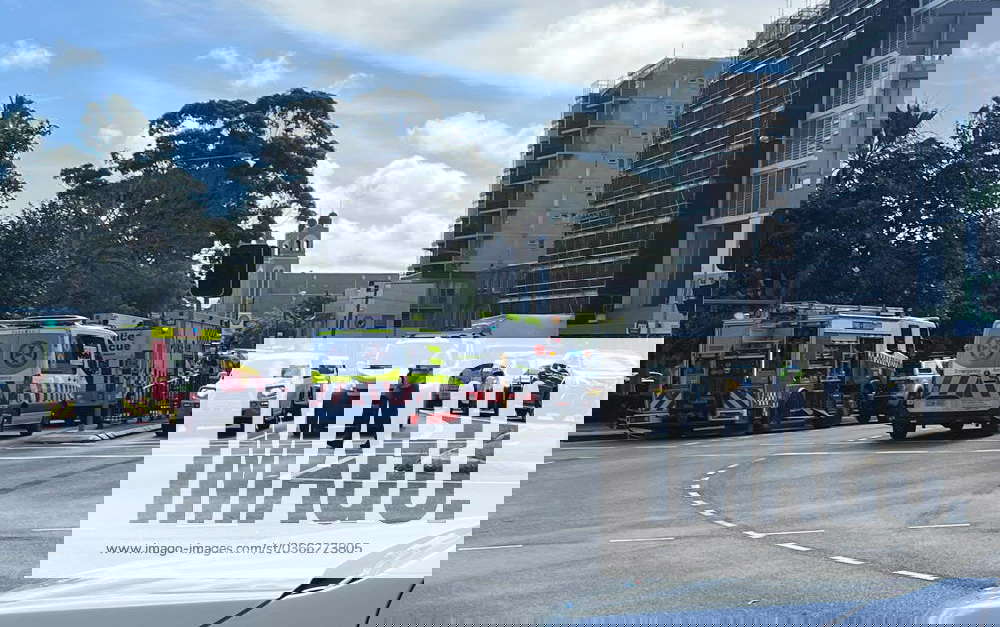 SYDNEY CAR CRASH, NSW Police officers work at the scene of a crash in ...