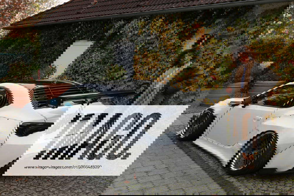 Model Jenny poses at the Toyota GT86 model year 2013 with V3 Pandem ...