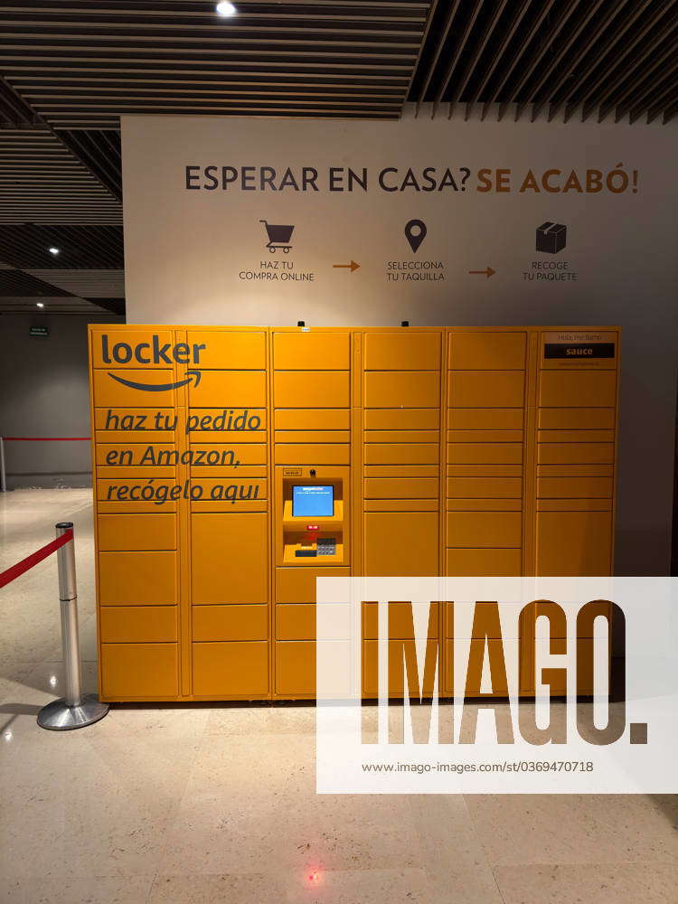 Amazon locker in Aragonia mall, Zaragoza, Spain Zaragoza Spain