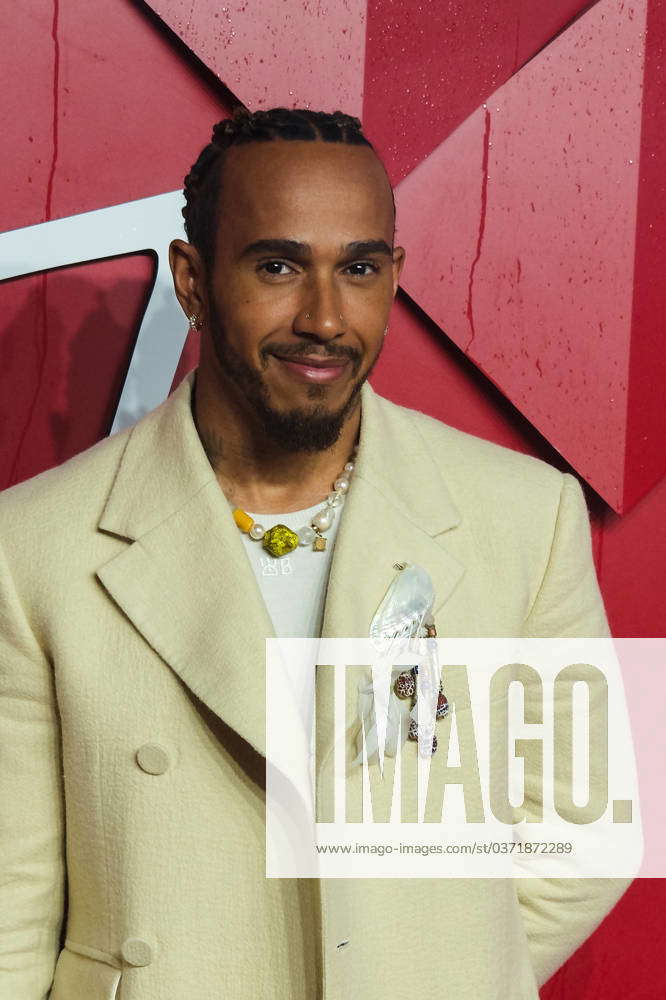 The British Fashion Awards At The Royal Albert Hall Lewis Hamilton