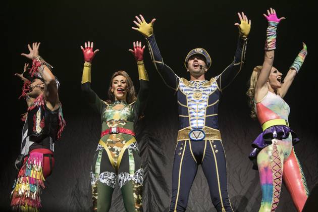 Vengaboys perform at Manchester Arena Kim Sasabone, Denise Post-Van ...