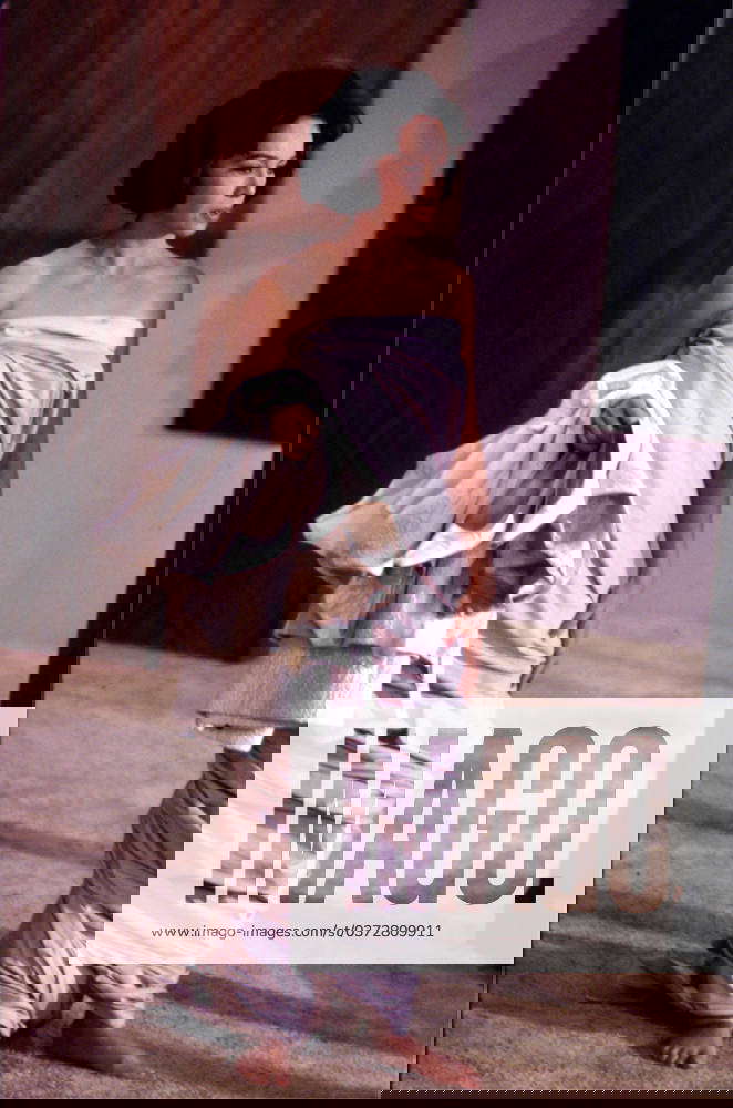 Film A Very Special Favor Actress Leslie Caron wrapped in bedsheets for ...