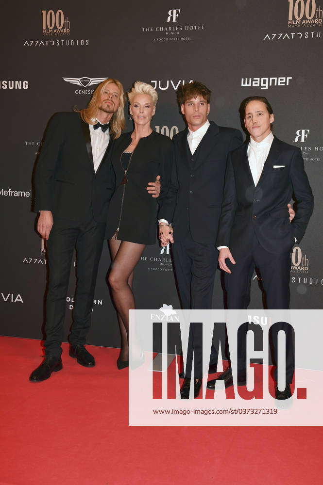 Brigitte Nielsen with her sons Killian Marcus Nielsen, Douglas Aaron ...