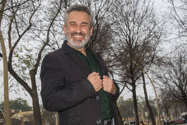 Seville, 01 18 2020. The actor interviews the actor Manuel Monteagudo ...