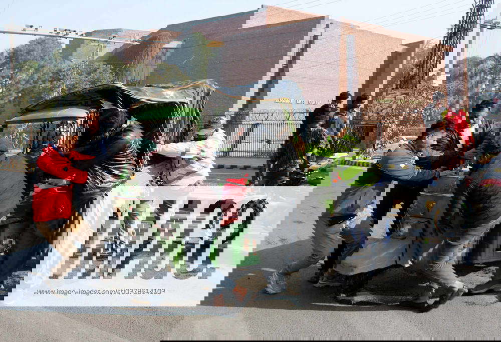 LAHORE, PAKISTAN, DEC 20: View of site after traffic accident due to ...