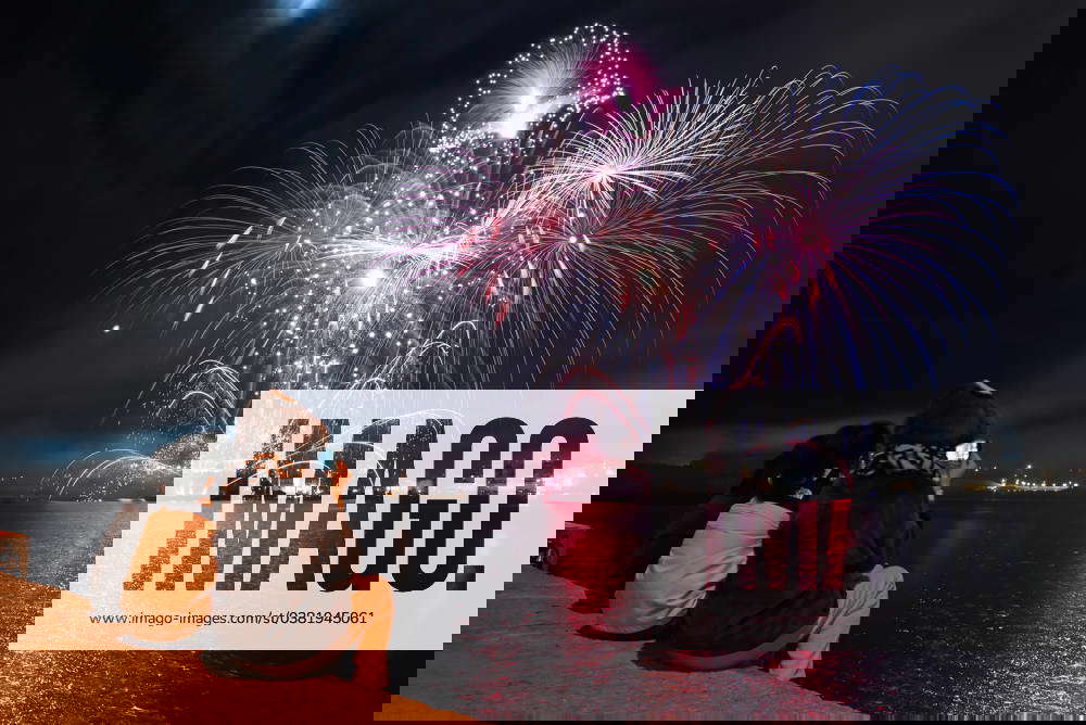 VALLETTA, Jan. 1, 2024 -- Fireworks celebrating the New Year are seen in Valletta, Malta on Jan