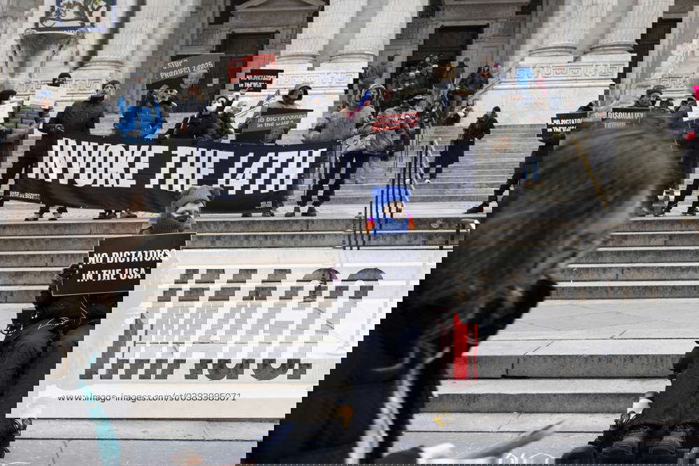 New York, New York, USA: On the three-year anniversary of the Jan 6th ...