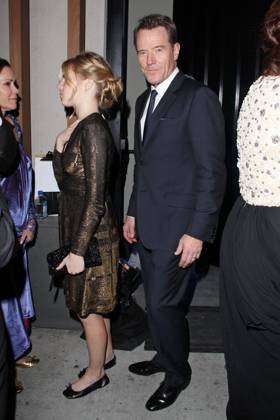 Bryan Cranston and daughter Taylor Dearden leave Nobu Restaurant after ...