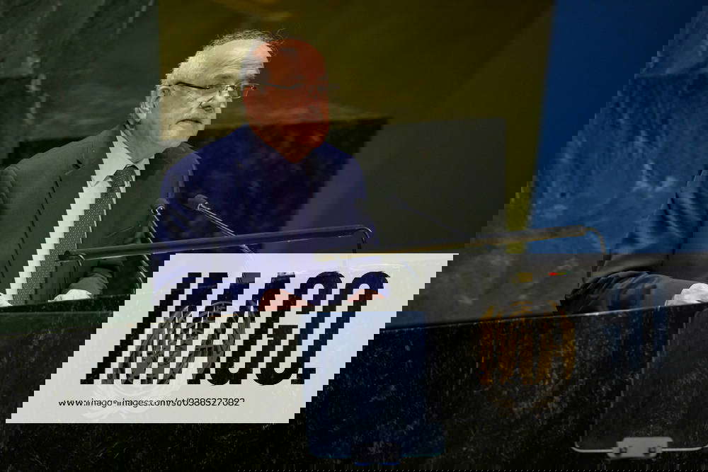 UNITED NATIONS, Jan. 11, 2024 -- Riyad Mansour, permanent observer of ...