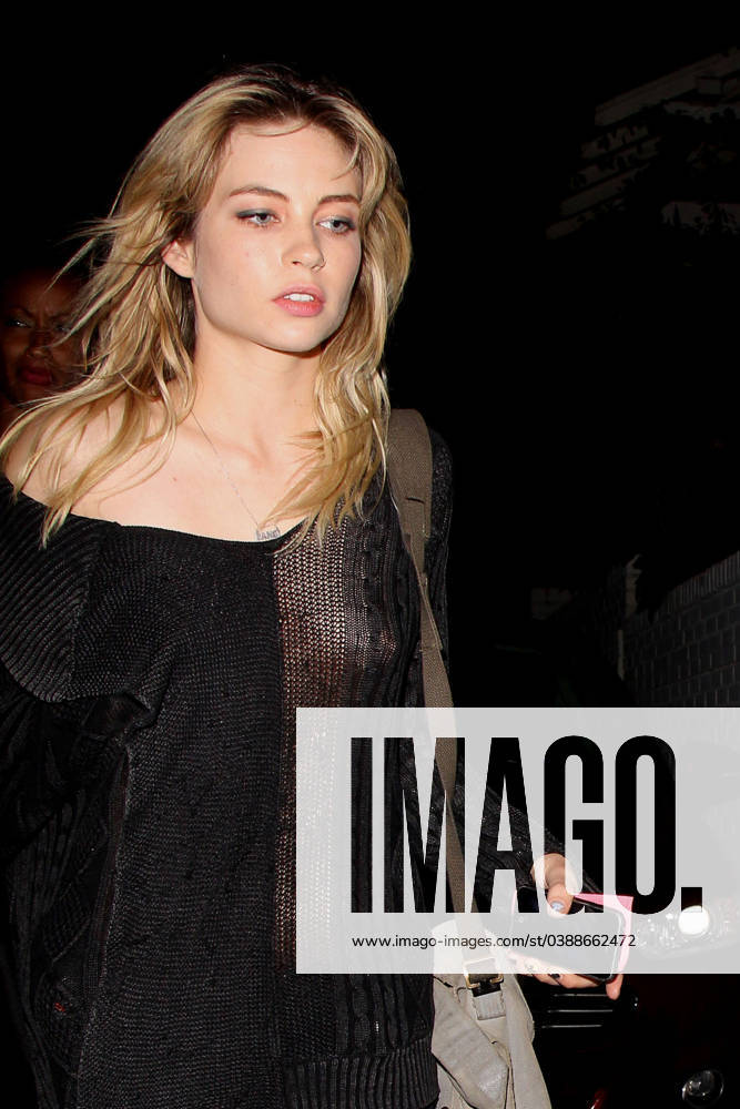Daveigh Chase Seen Leaving Chateau Marmont In A Bold See Through Top In
