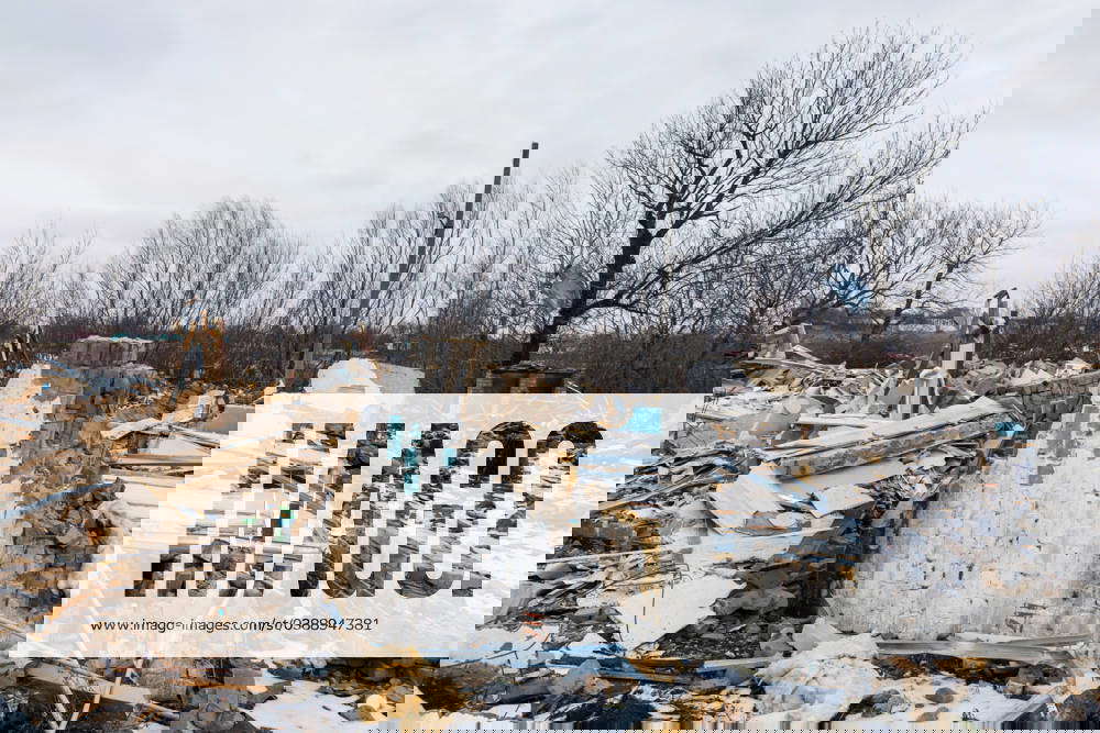 Aftermath of a missile strike on the village of Groza in Ukraine - 20 ...