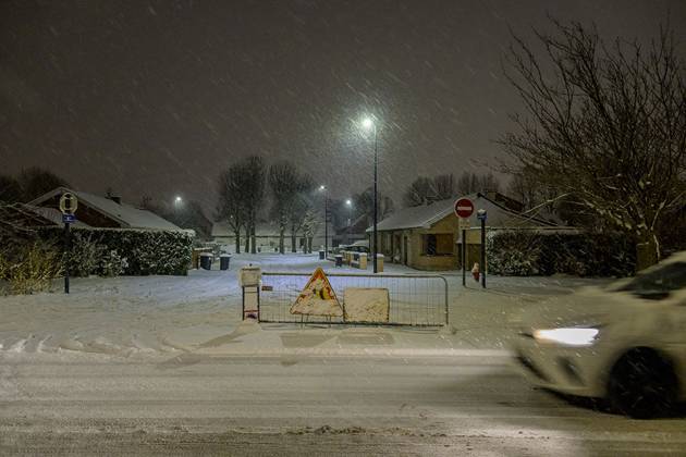 Snowfall In Northern France Snowfall in the Hauts de France region ...