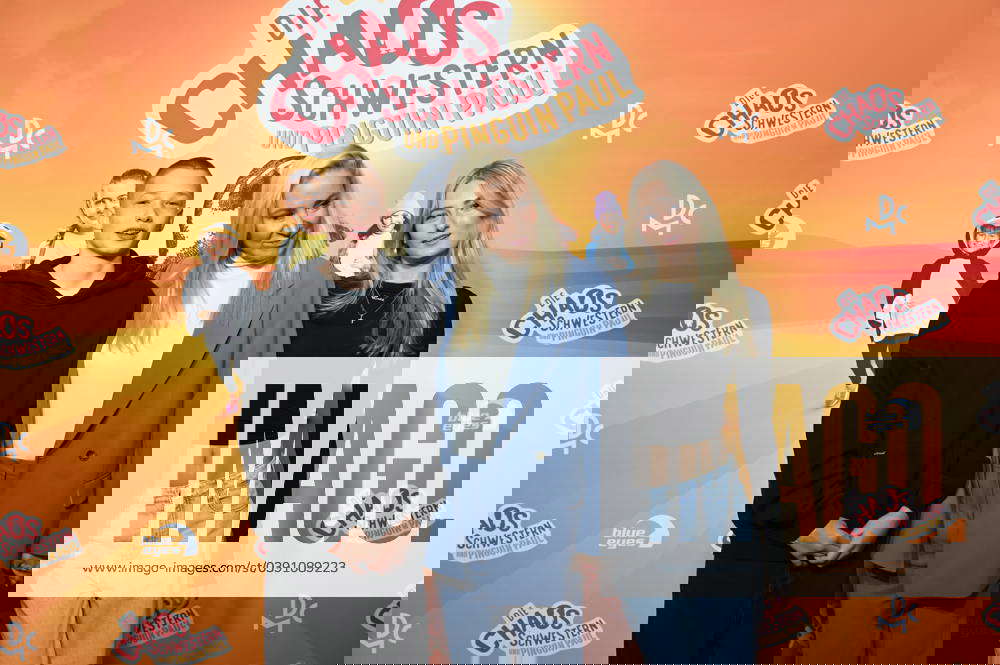 Janine Kunze with son Luiz Fritz, daughter Lola Budach attends the ...