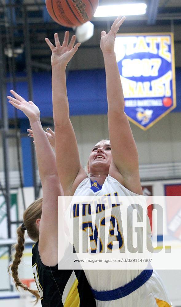 Syndication: The Herald-Times Mitchell s Jillian Bond is fouled ...