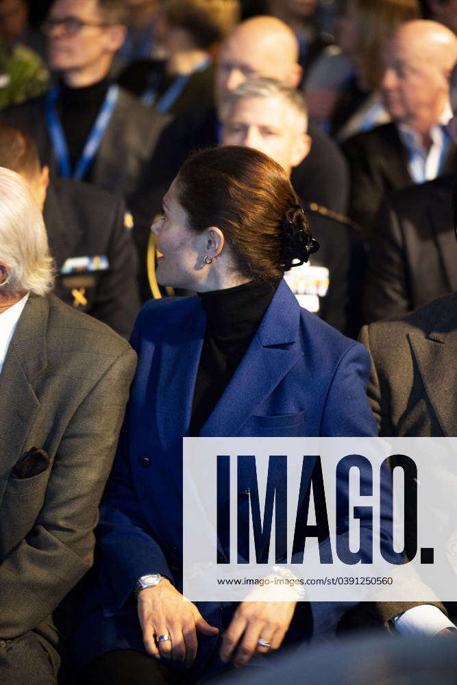 Crown Princess Victoria listens to Ukrainian President Volodymyr ...