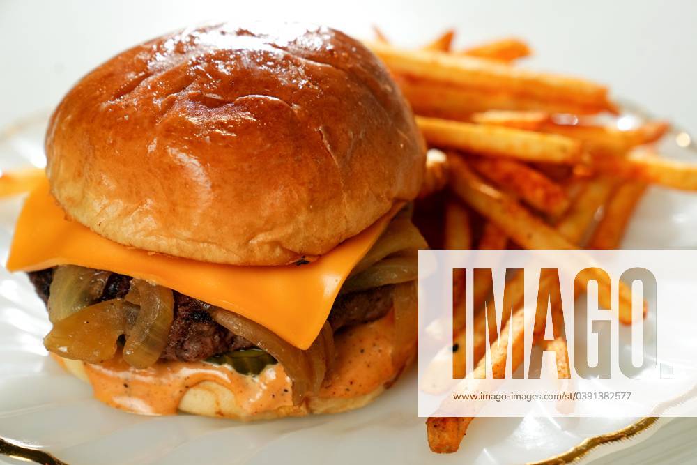 Syndication: The Enquirer The Park Burger, featuring a one-third Angus ...